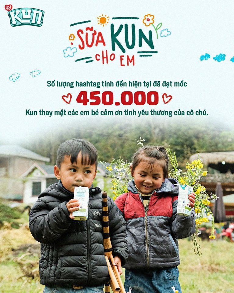 Chiến dịch "Sữa KUN cho em" hút triệu view nhờ đâu?
