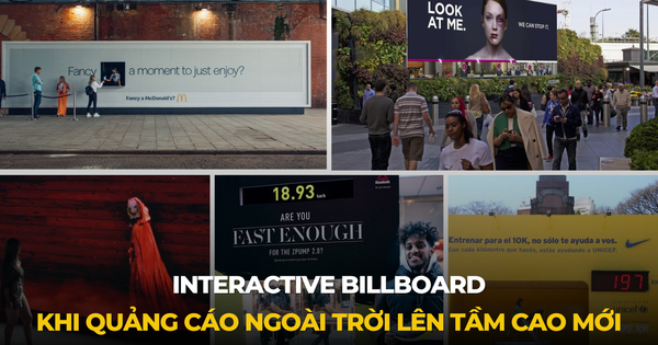 Interactive Billboard - Khi quảng cáo ngoài trời được nâng tầm nhờ khả năng tương tác với người xem