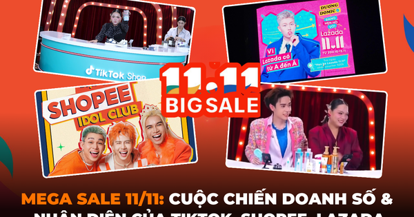 Mega Sale 11/11: Cuộc chiến giữa 3 thương hiệu TikTok, Shopee, Lazada