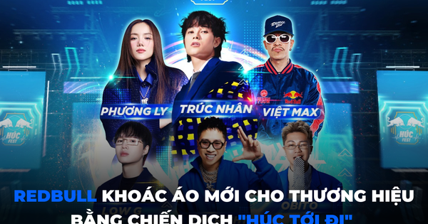 Red Bull khoác áo mới cho thương hiệu bằng chiến dịch bùng nổ "Húc Tới Đi"