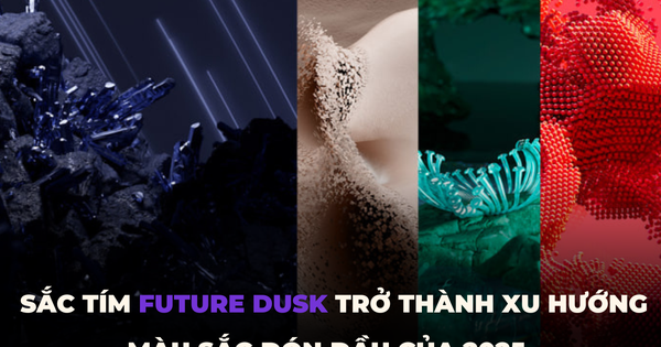 Xu hướng màu sắc 2025: "Future Dusk" - Màu xanh tím sẫm